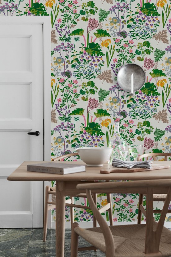 Rabarber - 1792 valmistajalta Boråstapeter | Kotitapetti