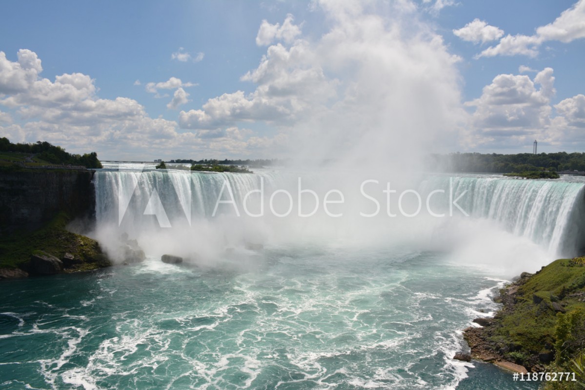 Niagara Falls Horseshoe Falls Full View from Wallmural | Wallpassion