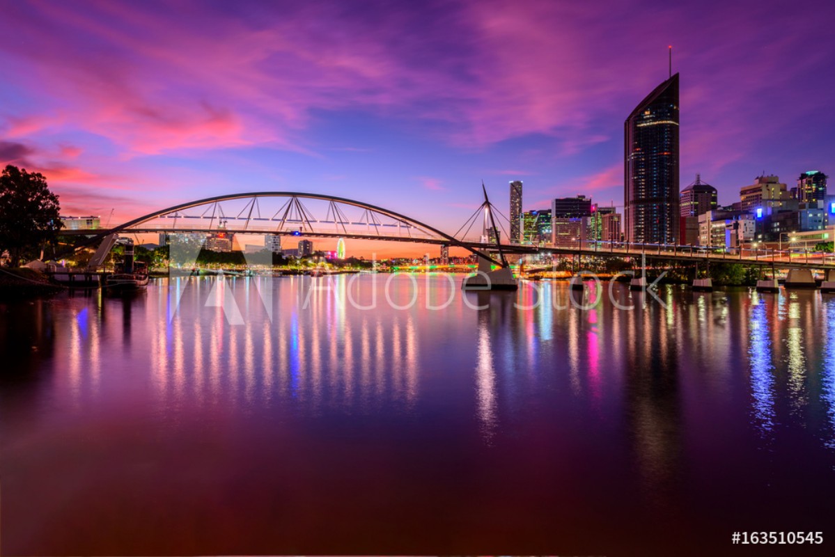 Brisbane Bris Vegas de Wallmural | Wallpassion