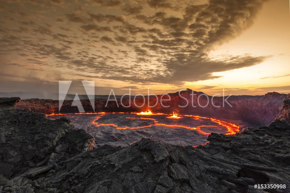 Erta Ale Volcano Ethiopia from Wallmural | Wallpassion