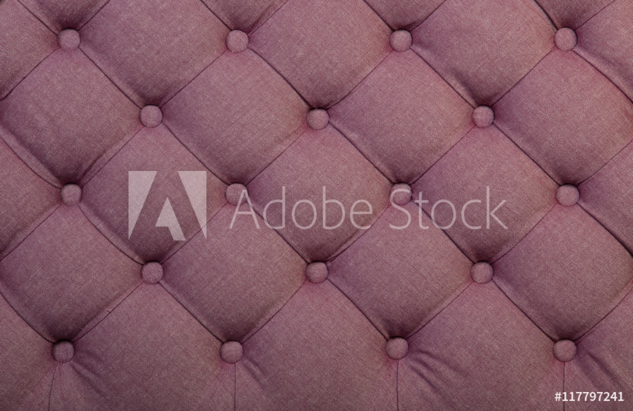 Pink capitone tufted fabric upholstery texture from Wallmural | Wallpassion
