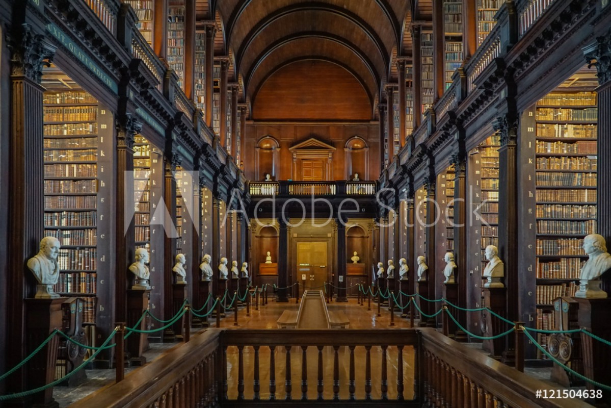 Book of Kells Library in Dublin Ireland from Wallmural | Familywallpapers