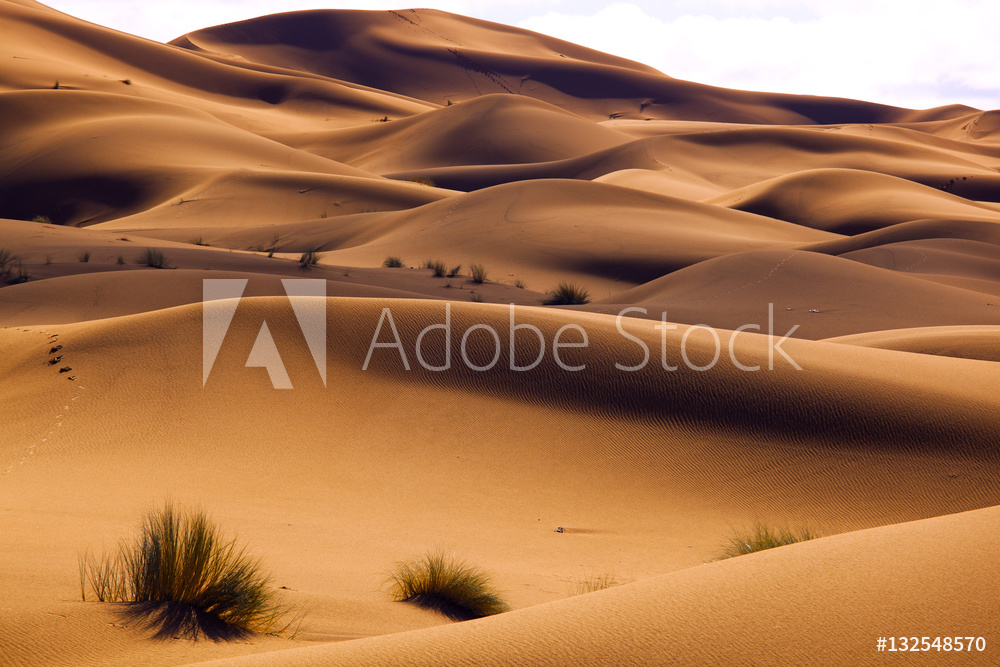 Erg Chebbi Dunes Sahara Desert Morocco North Africa March from ...