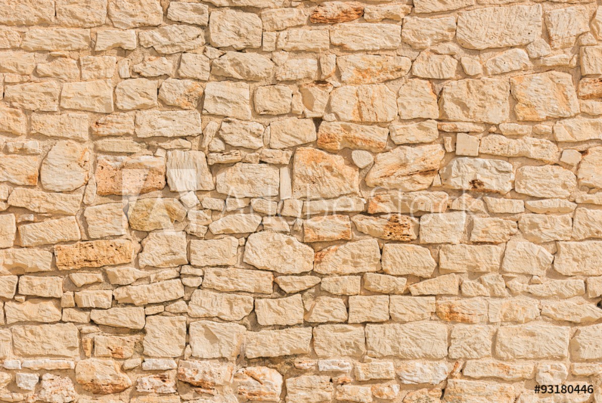 Stein Mauer Alt Hell Beige Hintergrund Textur Struktur från Fototapeter ...