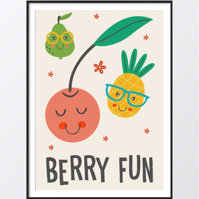 Berry fun poster från | Familjetapeter