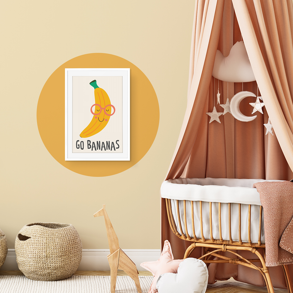 Go bananas poster från | Familjetapeter